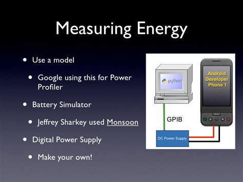 learn about energy consumption and battery life on android devices