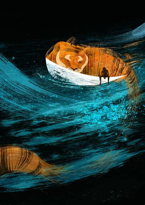 Life of Pi by Roksana Micał via Behance La vida de pi Arte fauvismo Poster de peliculas