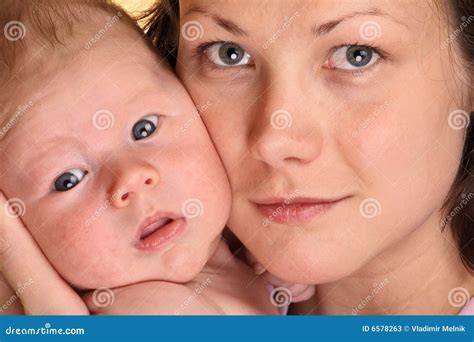 Happy Mother With Baby Stock Image Image Of Baby Happiness
