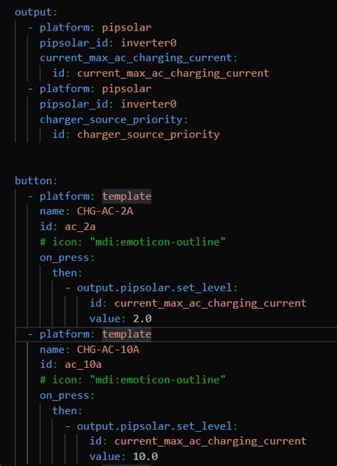 Pip 8048 Wrong Currentmaxacchargingcurrent · Issue 41 · Syssiesphome Pipsolar · Github