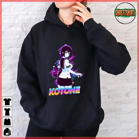 Vintage Retro Kotone Shirakawa Overflow Anime Tshirt Sweatshirt Hoodie
