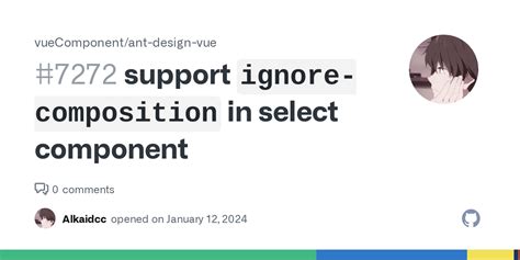 Support Ignore Composition In Select Component Issue 7272