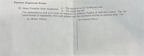 solved 2 [20pts] consider these statements p the planet