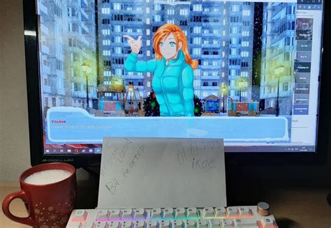 Вот и у меня наступил новый год Новый Год на ВНреакторе Визуальные новеллы фэндомы