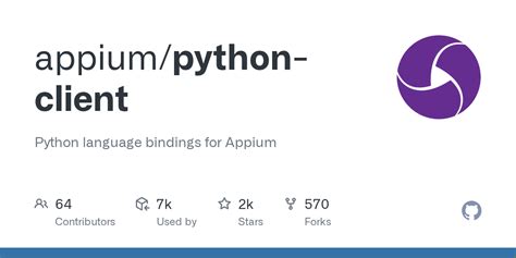 Github Appiumpython Client Python Language Bindings For Appium