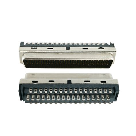 Scsi Connector 68pin Hpdb Type Straight Male Solder Type