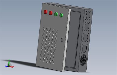 电气开关柜electric Switch Board Cabinet 1 Snapshot 1 Sw 机械设计素材 Solidworks 2019 模型图纸下载 懒石网