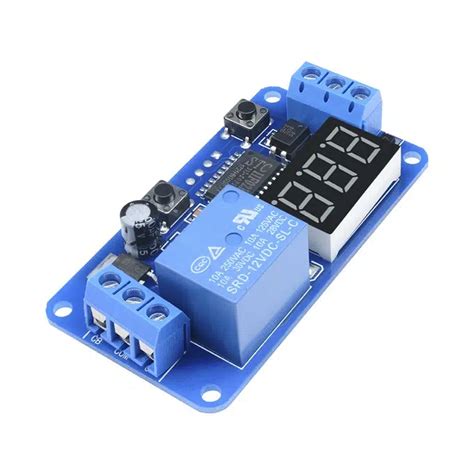 dc 12v led display digital delay timer control switch module plc