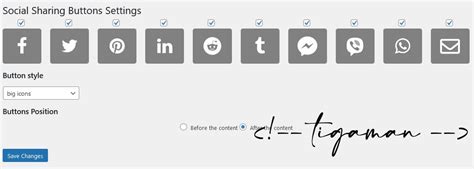 Social Sharing Gombok Font Awesome Ikonokkal Worpress Plugin