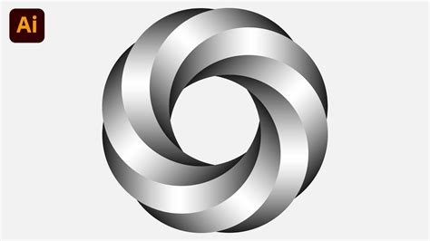 3d Circle Icon Design In Adobe Illustrator Graphic Design Tutorial Adobe Illustrator