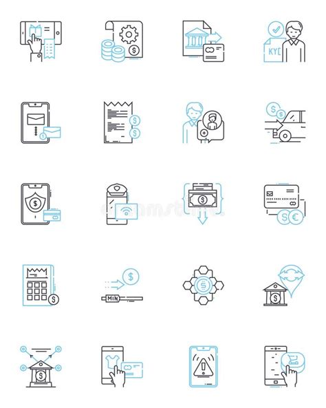 Digital Revolution Linear Icons Set Disruption Innovation Connectivity Automation