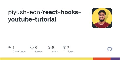 Github Piyush Eonreact Hooks Youtube Tutorial