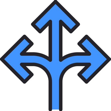 Junction Generic Outline Color Icon