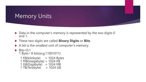 Computer Memory And Its Types Overview Pptx
