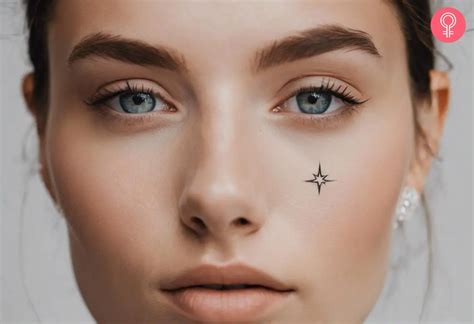 9 Stunning Star Tattoo Under The Eye Invisible Glow