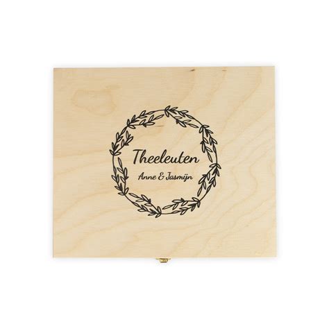 Theedoos Bedrukken Met Foto En Graveren Naam Kruidvat