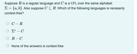 Solved Code Classasciimathsuppose R Is A R