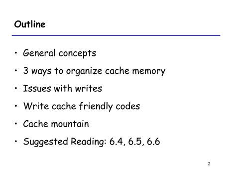 Memory Caching Ppt