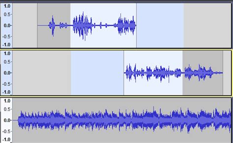 Selecting Audio Audacity Manual
