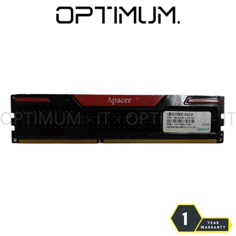 Refurbished Apacer 4gb Ddr3 1866mhz Pc3 14900 Desktop Ram 6m