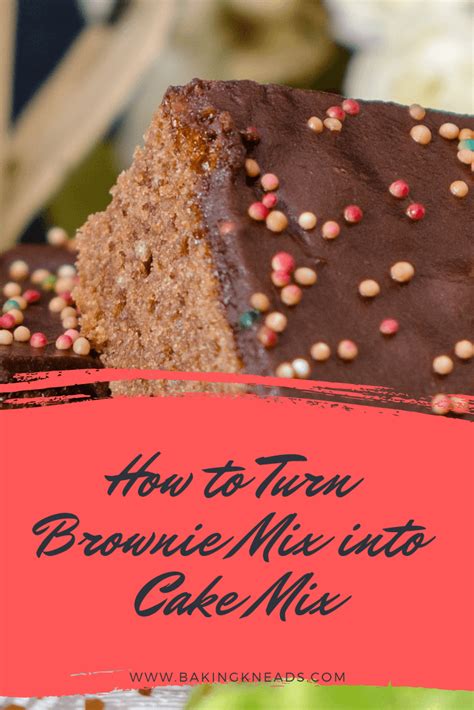 How To Turn Brownie Mix Into Cake Mix Baking Kneads Llc