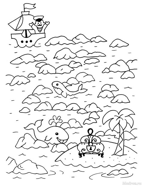 Задание на внимание для детей 5 7 лет Капитан корабля заметил островок в океане там точно