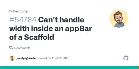 can t handle width inside an appbar of a scaffold · issue 54784