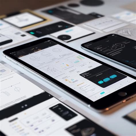 A Visual Of An Ios Apps Storyboard With Complex Animations And