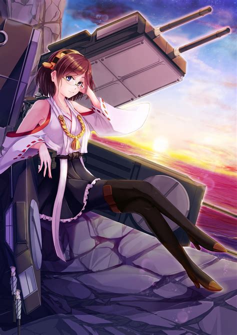 Hopper Kirishima Kancolle Kantai Collection Bad Id Bad Pixiv Id