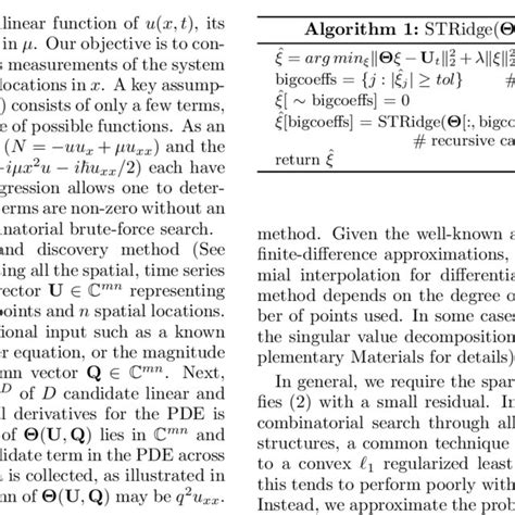 Pdf Data Driven Discovery Of Partial Differential Equations