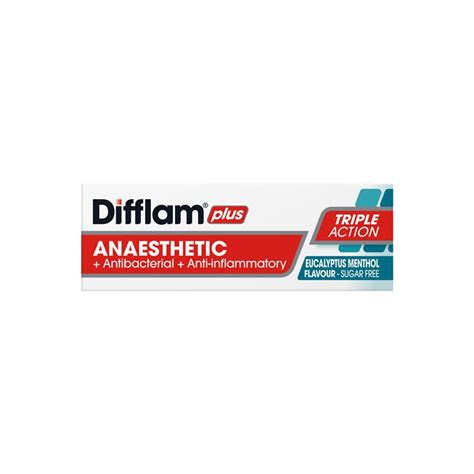 Buy Difflam Plus Anaesthetic Sugar Free Menthol And Eucalyptus 16