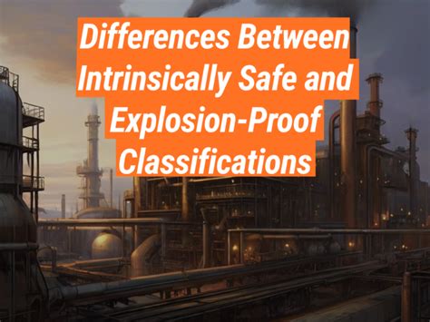 Differences Intrinsically Safe Vs Explosion Proof Equipment