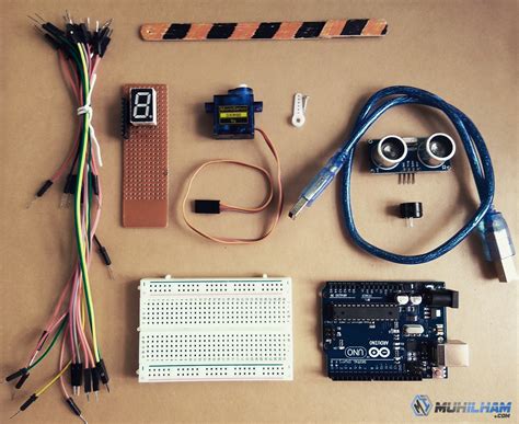 Membuat Gerbang Otomatis Arduino Controlled Gate Barrier With