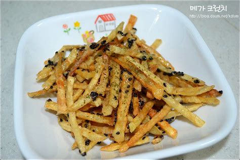 고구마로 착각할 정도로 달콤한 감자튀김