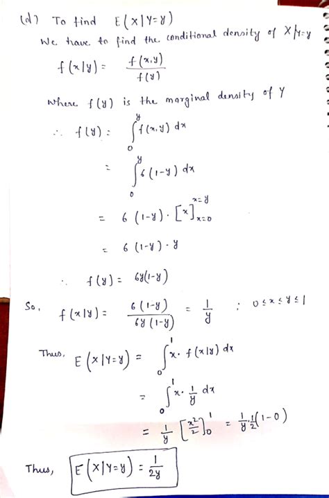 let x and y have the following joint density function f x y k 1 y 0≤x≤y≤1 find the value
