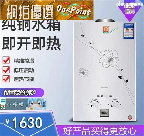 台灣保固日本櫻花牌 熱水器 家用煤氣強排式天然氣低水壓啟動即開即熱式洗澡 露天市集 全台最大的網路購物市集