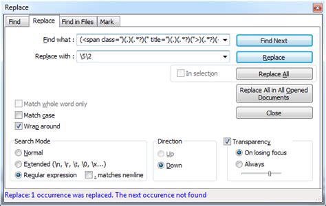 Regular Expressions In Notepad Replace With First Character Of Part