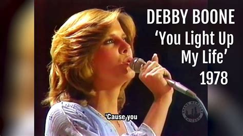 Debby Boone You Light Up My Life Live Full Hd With Lyrics 1978