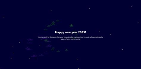 Github Andndre Happy New Year A Rust Based Wasm Firework Simulation