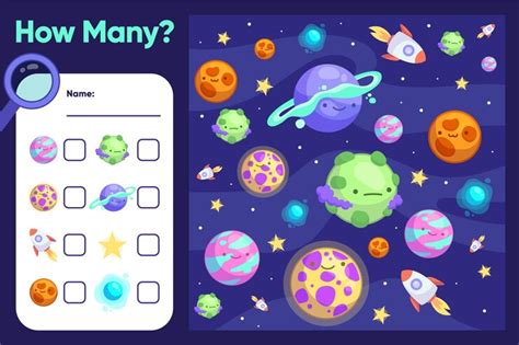 아이들을위한 계산 게임 무료 벡터