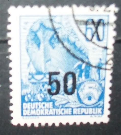 N°355h Stamp German Democratic Republic Ddr 1954 55 Canceled Aus Eur 0