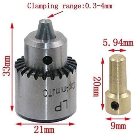 Mandrina Electrica Mini Qttvbtna Otel 0 3 4 Mm Argintiu Emag Ro