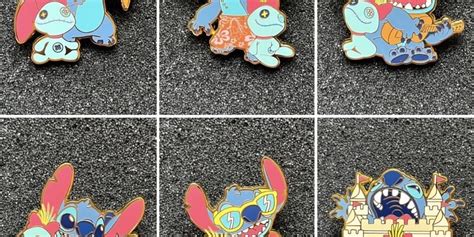 Lilo And Stitch Beach Loungefly Blind Box Pin Set Disney Pins Blog