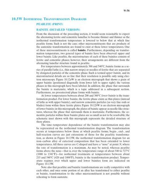 Isothermal Transformation Diagrams Pdf Building Engineering