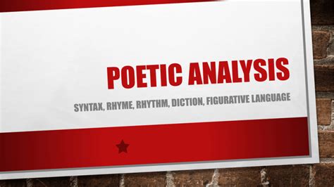 Poetry Analysis