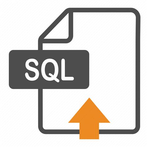 Document Extension File Format Sql Upload Icon Download On