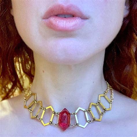 Etsy Melisandre Necklace Game Of Thrones The Red Woman Priestess Costume