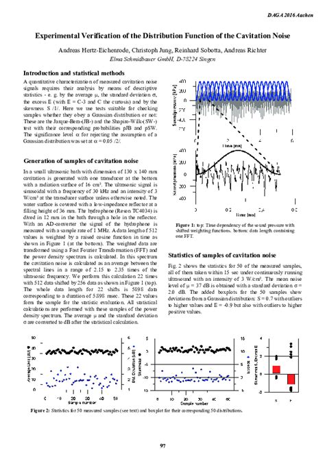 Pdf Experimental Verification Of The Distribution Function Of The