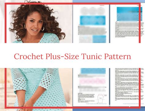 Crochet Plus Size Tunic Pattern Its Sew Easy