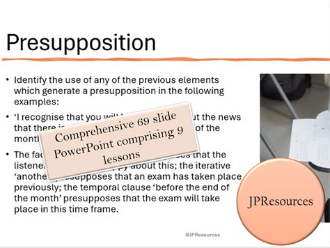 Pragmatics English Language A Level Unit Teaching Resources